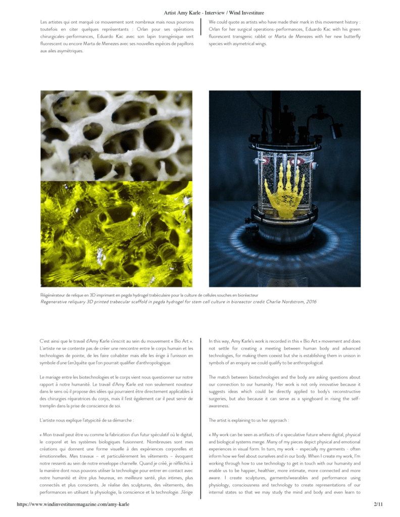 Amy Karle: A Space In-Between Art and Science - Amy Karle